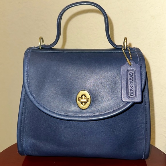 Coach | Bags | Vintage Coach Regina Satchel Blue 9983 | Poshmark